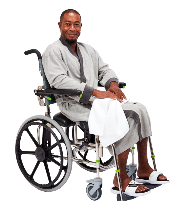BEST RAZ ‘SP’ SELF PROPELLED SHOWER/COMMODE CHAIR in Ireland - MMS Medical