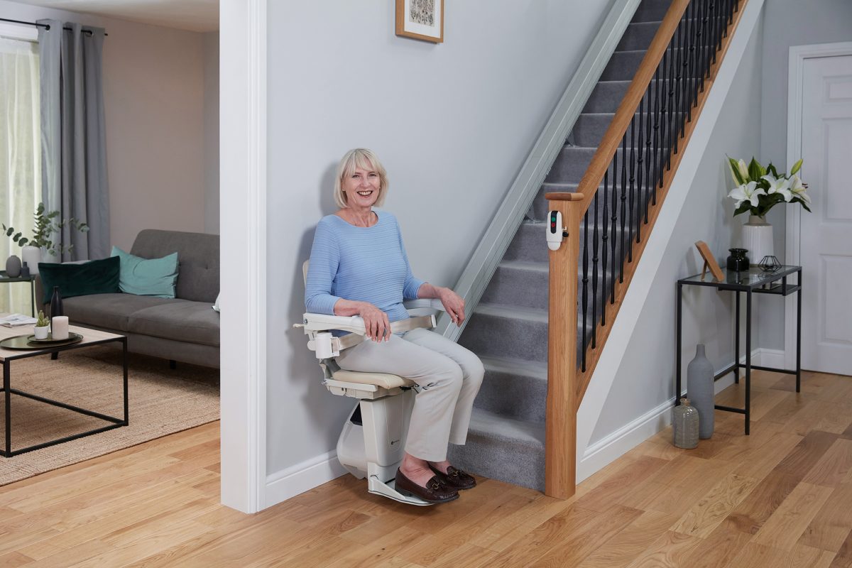 Handicare 1100 Straight Stairlift named Star Product by Access ...