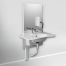 BEST ABW-CP Height Adjustable Wall Mounted Wash Basin for Changing ...